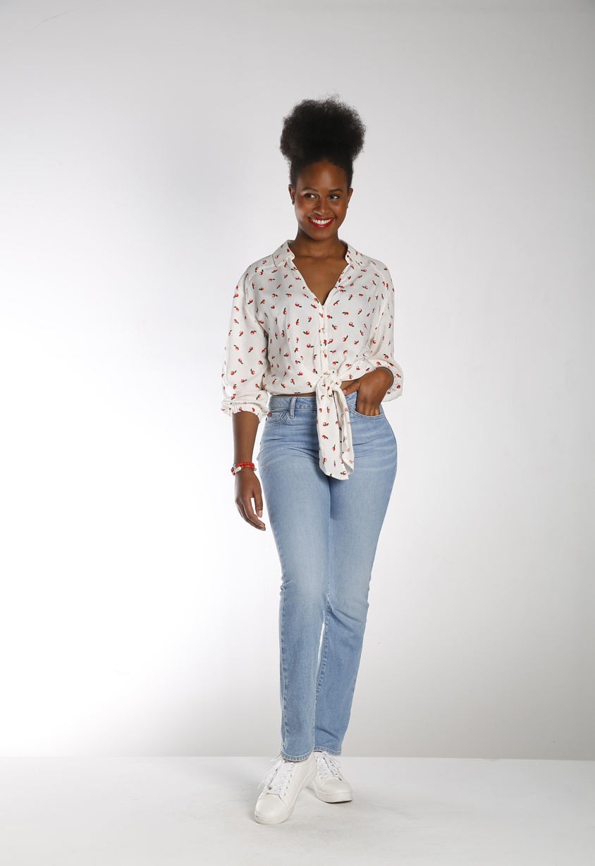 Datina Shirt Cropped en geknoopt bloesje - Shirts Tops Vrouw - Lee Cooper
